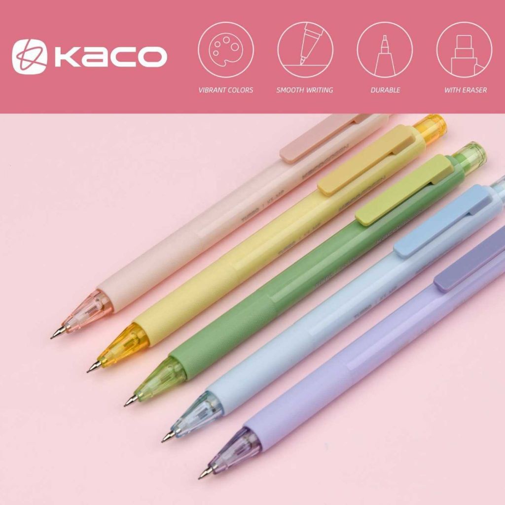 Jual Kaco TURBO Pensil Mekanik Mechanical Pencil 0.5mm with Refill K5 ...