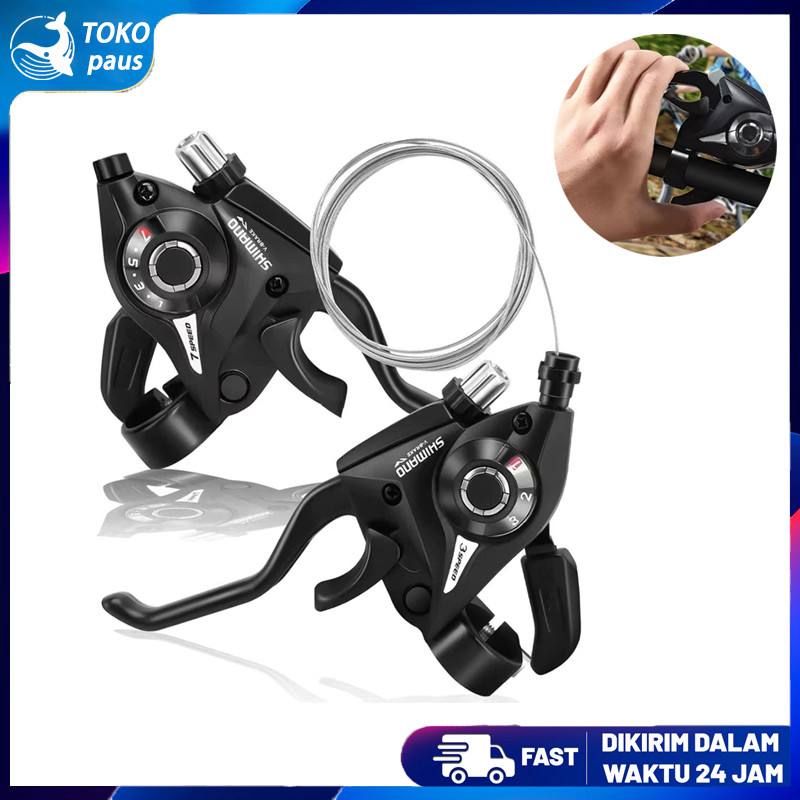 Jual Alat Pro ef51 3x7 8 set rem dan pemindah gigi sepeda/ untuk sepeda ...