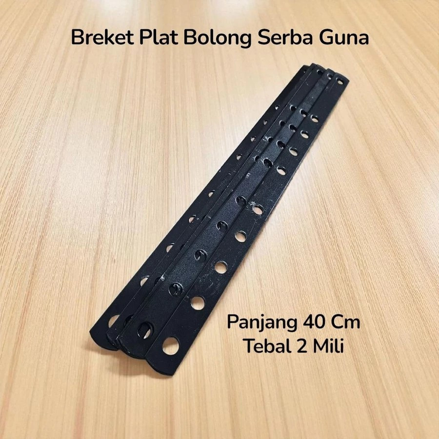 Jual Plat Besi Bolong Universal – Warna Chrome & Black, Tebal & Kuat ...