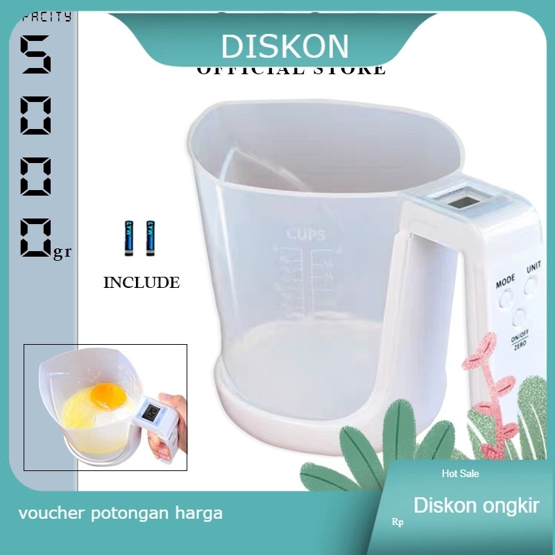 Jual Temukan ACAS ZD - 103 Timbangan Digital Gelas Takar 5kg / 1gr ...