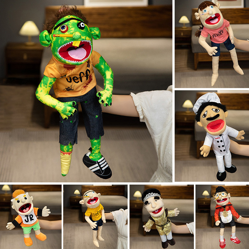 Jual 60cm Jeffy Series Hand Puppet Plush Toys Talk Show Party Props ...