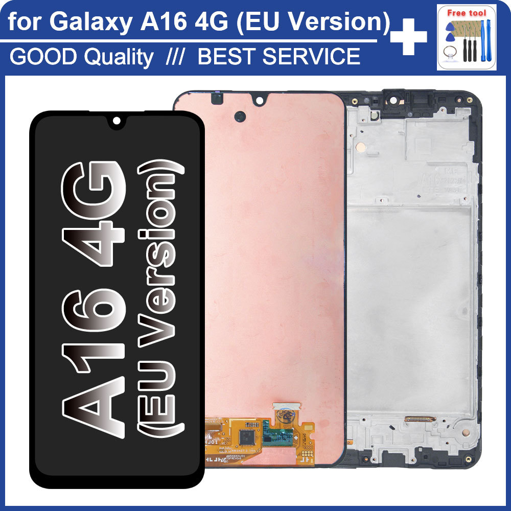 Jual AMOLED LCD for Samsung Galaxy A16 4G A165F EU LCD splay Tou Screen ...