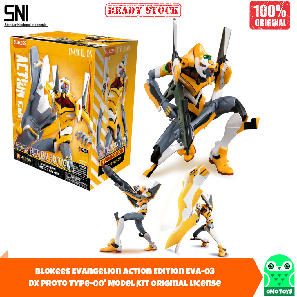 Jual Blokees Evangelion Action Edition EVA-03 DX Proto Type 00' Model ...