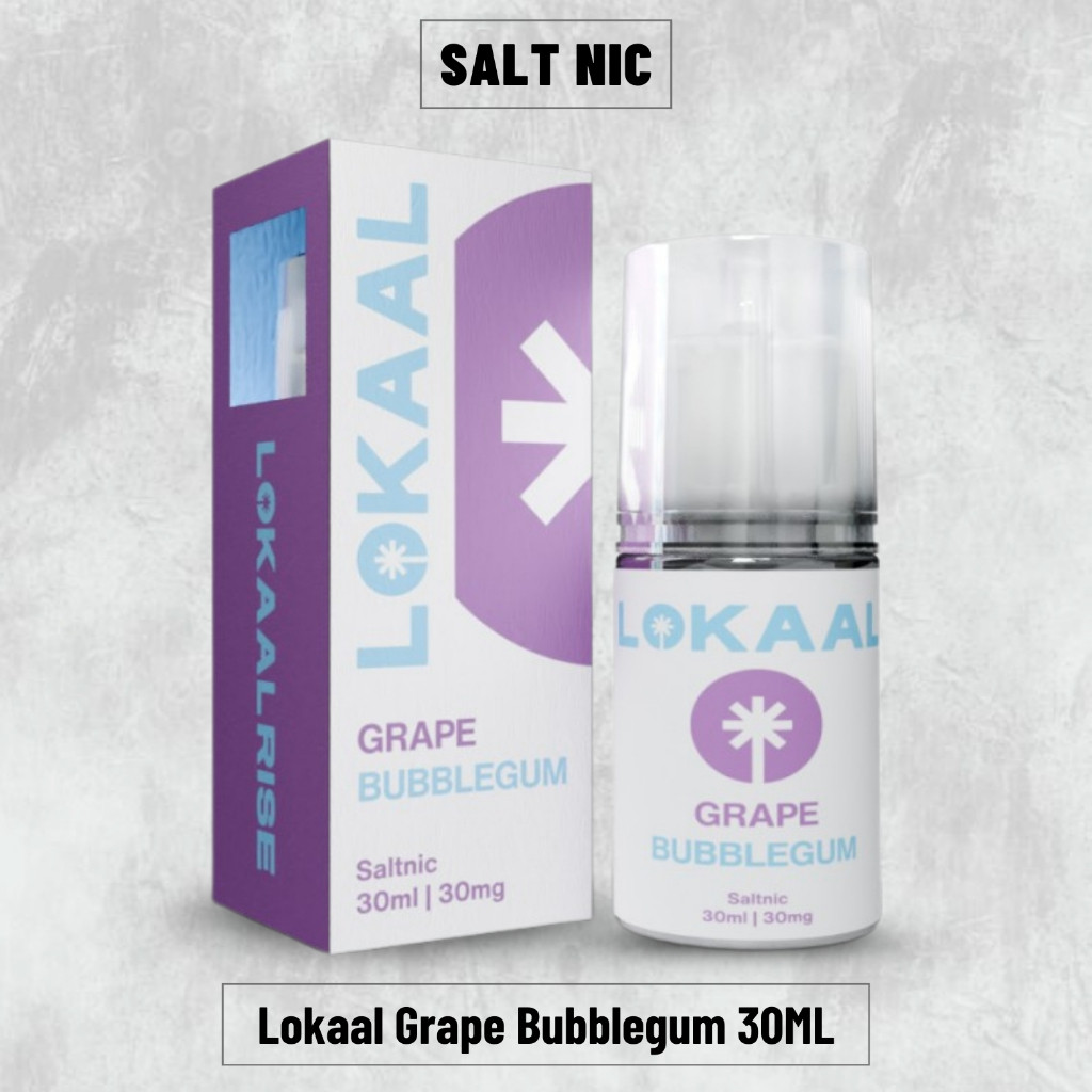 Jual Lokaal Grape Bubblegum Salt Nic 30mL by Lokaal Rise - Liquid ...