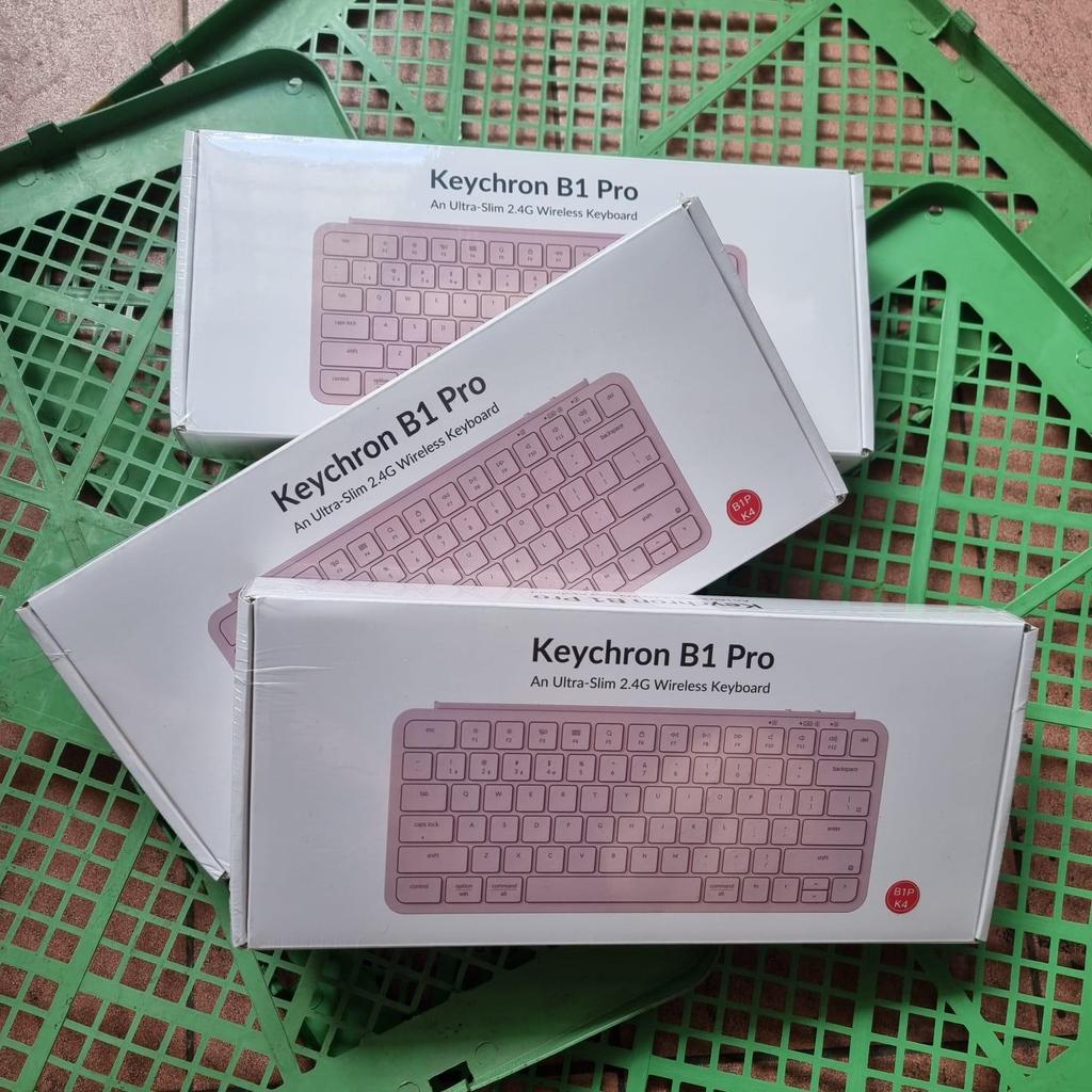 Jual Keychron B1 Pro Blossom Pink Ultra-slim Wireless Keyboard iPad ...