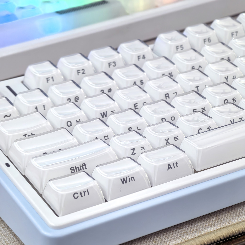 Jual Korean Jelly White Keycap 113Keys Russian English Keycap Pc Oem ...