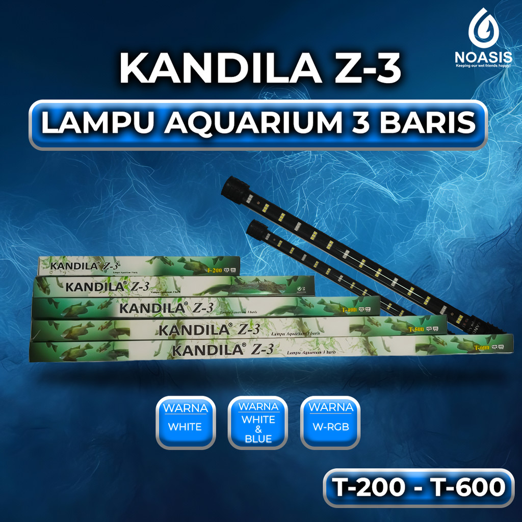 Jual KANDILA Lampu Led Celup Aquarium KANDILA Z - 3 BARIS TRIPLE LED 20 ...