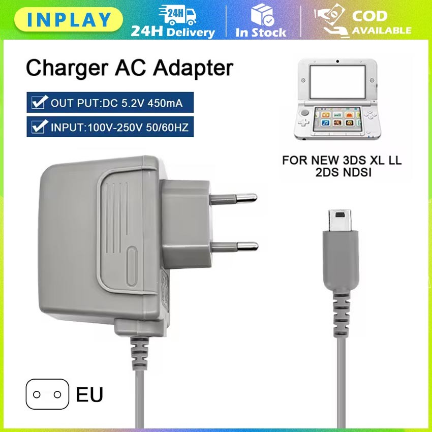 Jual Adaptor Charger Nintendo DS XL / Kompatibel dengan 3DS New 3DS ...