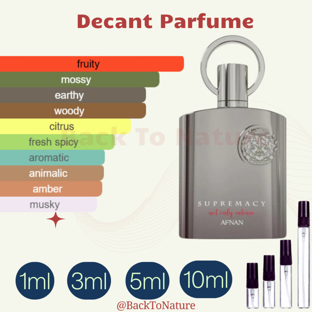 Jual Decant - Afnan Supremacy Not Only Intense (SNOI) | Shopee Indonesia