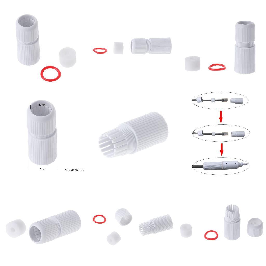 Jual RJ45 Connector Cap Waterproof for IP Camera Pigtail Cable Router ...
