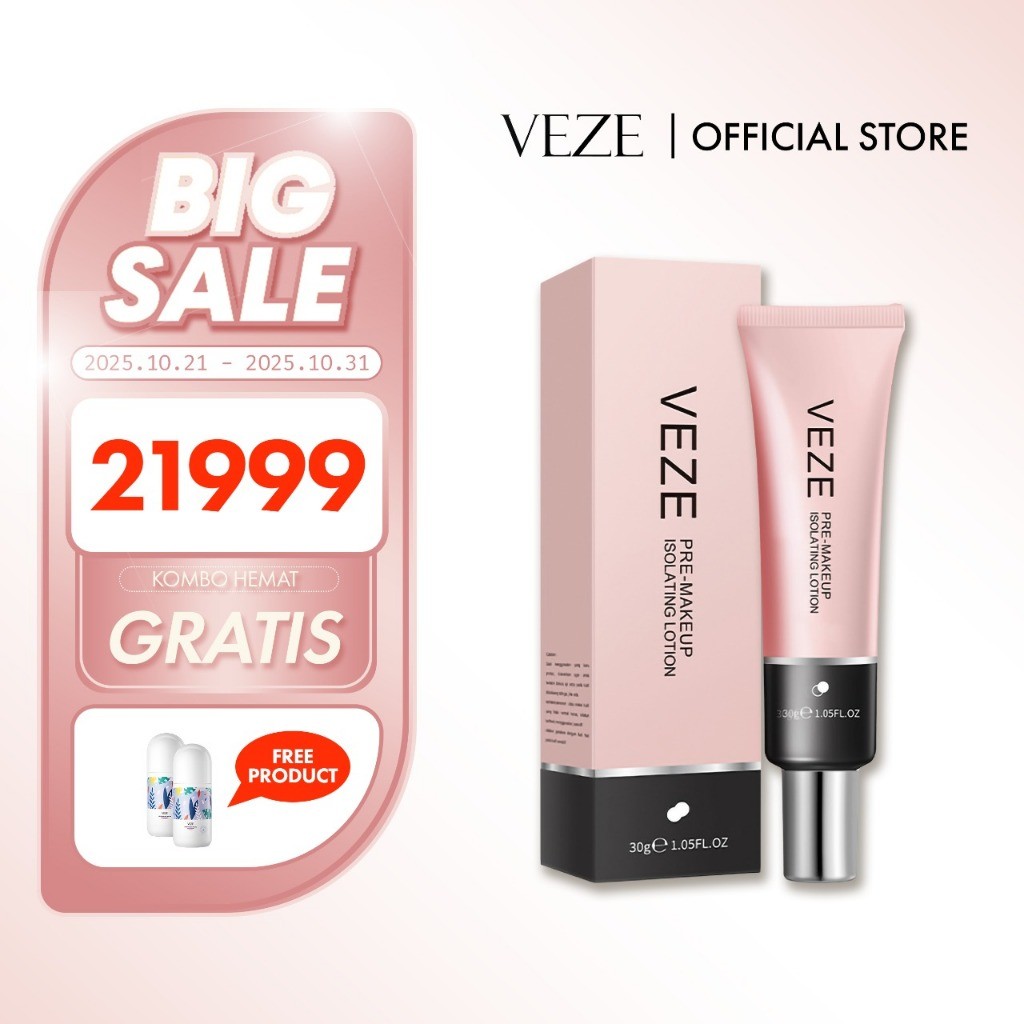 Jual VEZE Primer Base Makeup UV Shield Pre-milk Base Concealer Cream ...