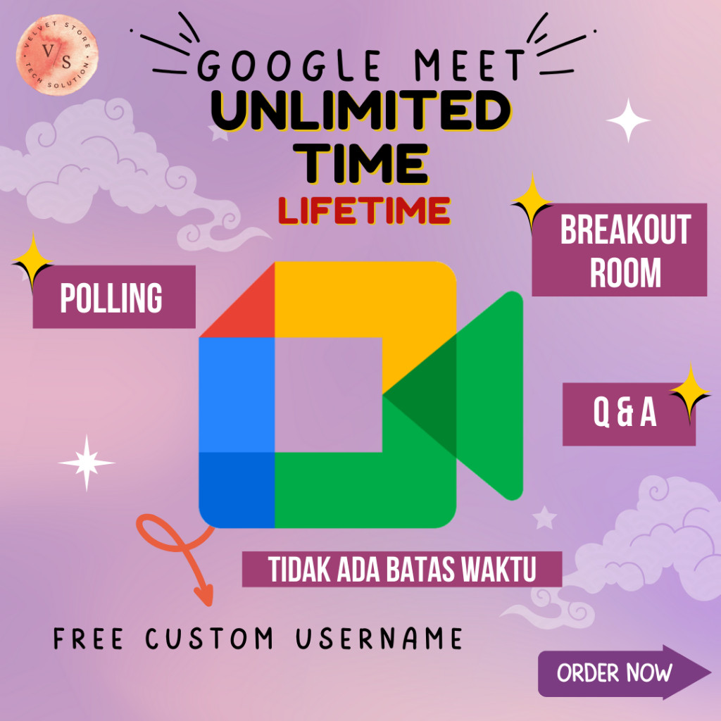 Jual Google Meet Google Meeting Gmeet Unlimited Duration Lifetime ...