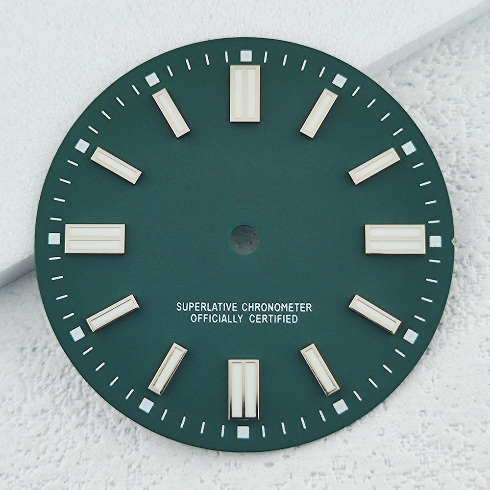 Jual 28.5mm S Logo NH35 Dial Matte Dial Fit NH35 Movement Single ...