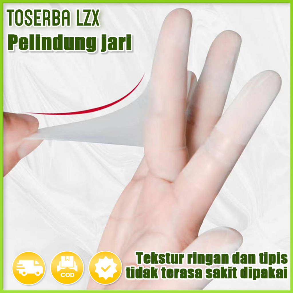 Jual Sarung tangan pelindung jari lateks sekali pakai, sarung tangan ...