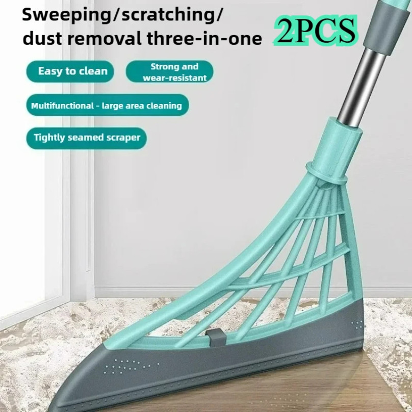 Jual Silicone Magic Rubber Broom Mop Hand Dust Brooms Home Floor ...