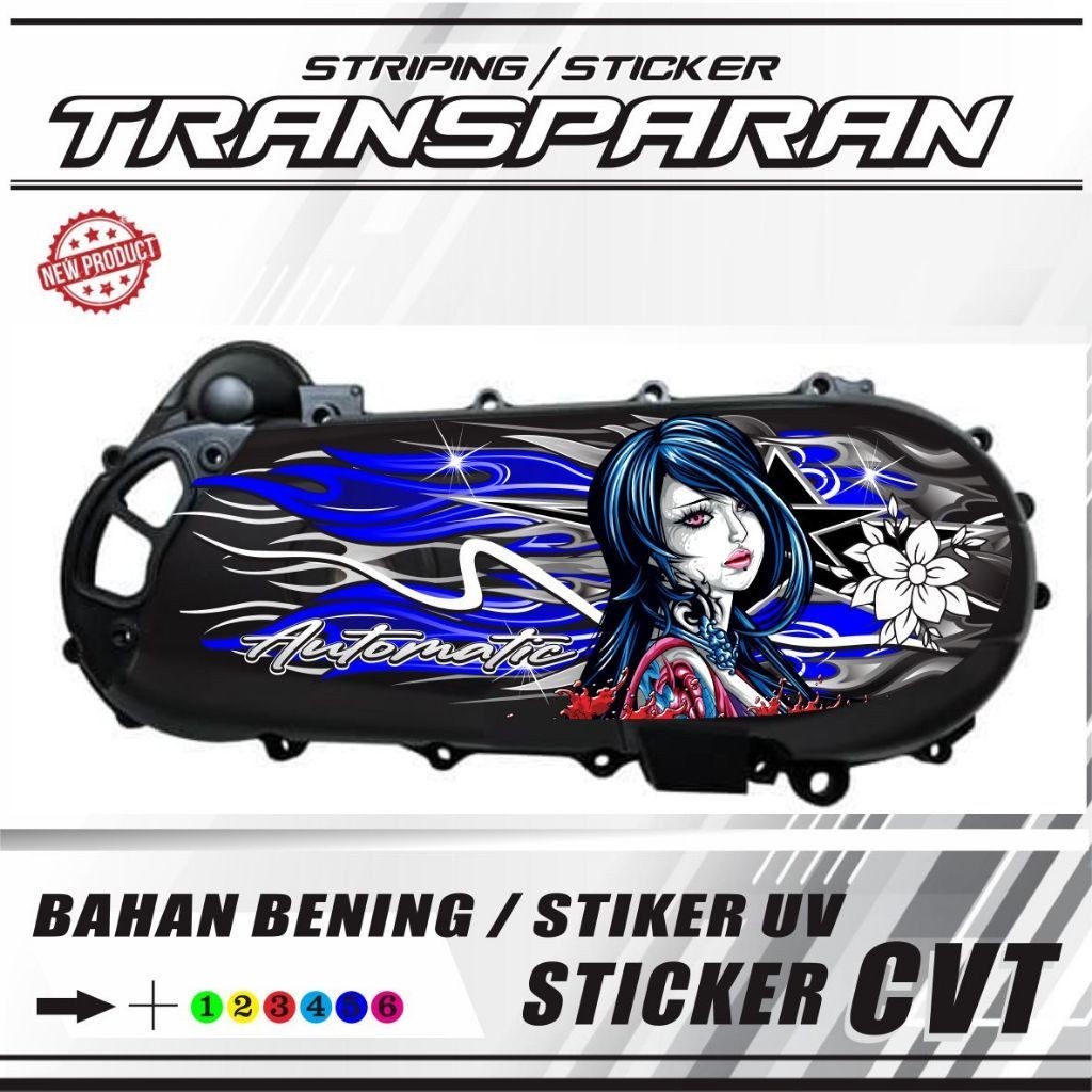 Jual STIKER STRIPING VARIASI BAK CVT TRANSPARAN VARIASI STIKER CVT ...