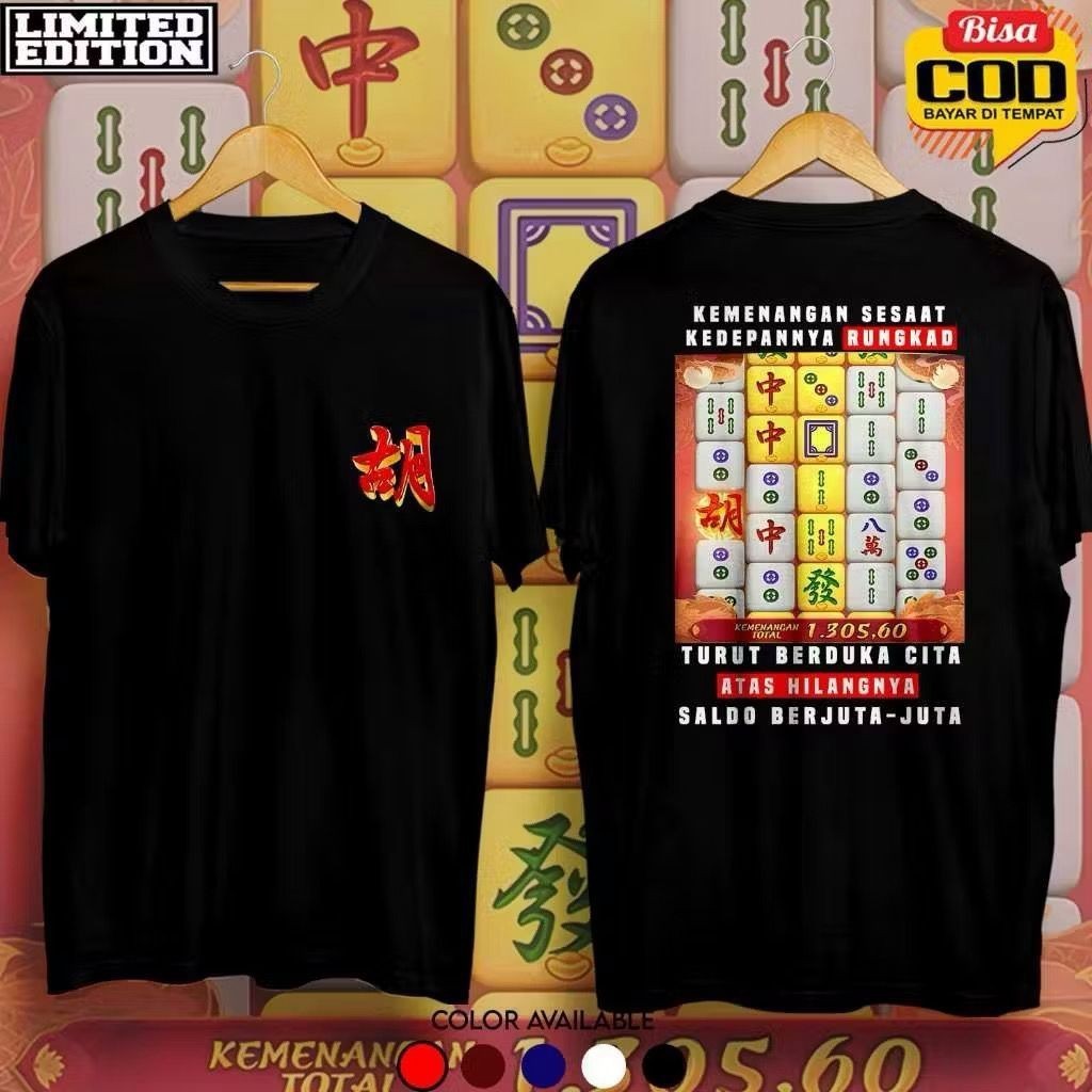 Jual Kaos Mahjong Ways 2 Dragon PG Soft Depo Elit WD Sulit - Baju Game ...