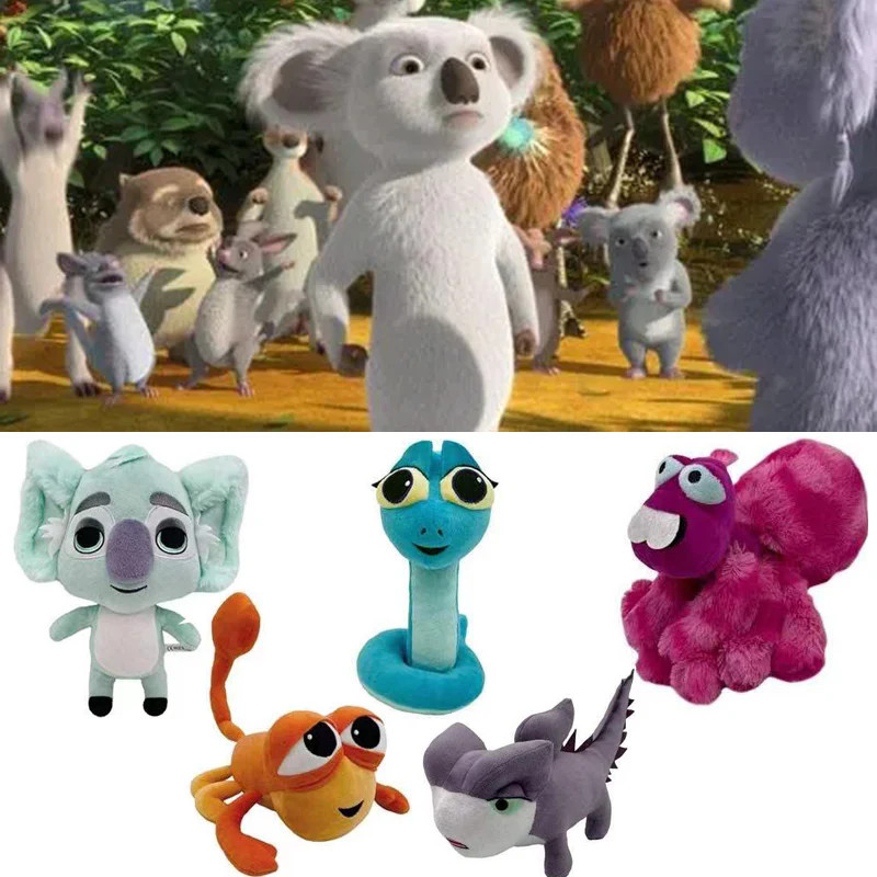 Jual 5pcs New Back to the Outback Plush Toy Movie Frank Maddie Soft ...