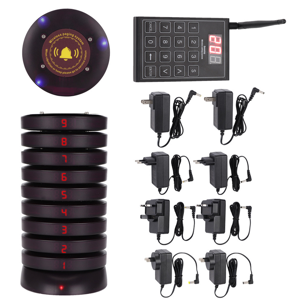 Jual Restaurant Pager Wireless Calling Paging System Waiter Pagers ...