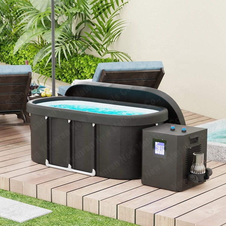 Jual 2024 Hot Sales Customized Oval Ice Bath Bucket OEM ODM Folding ...