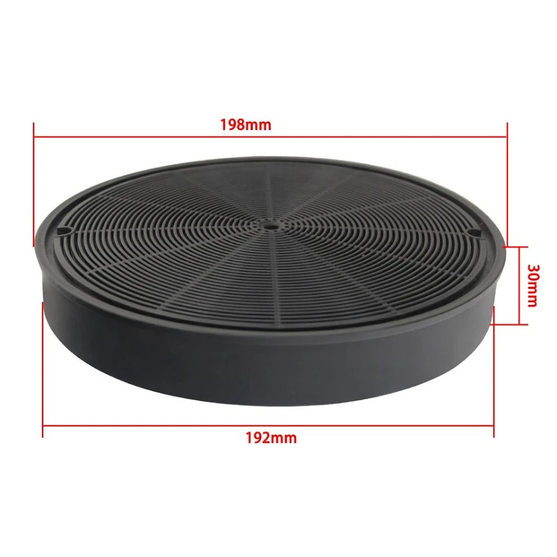 Jual 1PCS Range Hood Carbon Filter 198x30mm for Kitchen Wall Mount ...