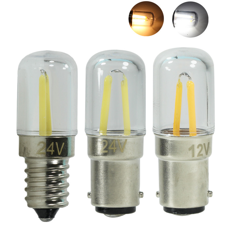 Jual Lampara Led Filament Bulb B15 E14 12v 24v 110v 220v 1.5W COB ...