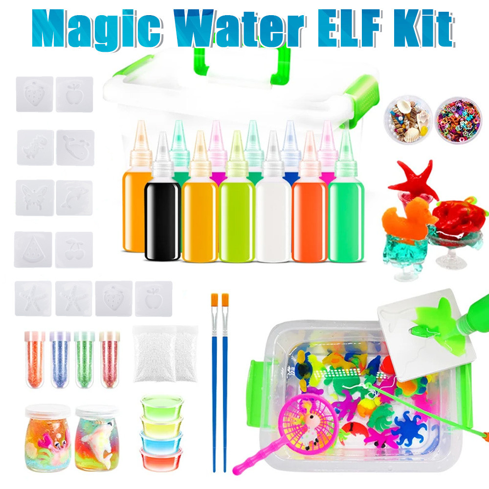 Jual Magic Water ELF Toy Kit,Sea Creature Water ELF Kit, 3D Handmade ...