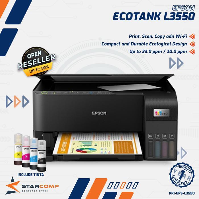 Jual Printer Epson L3550 All-in-one Print Scan Copy Wireless Wifi ...