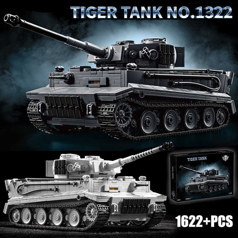 Jual WW2 Military 1/28 Scale Franz Staudegger Tiger Heavy Tank Buig ...