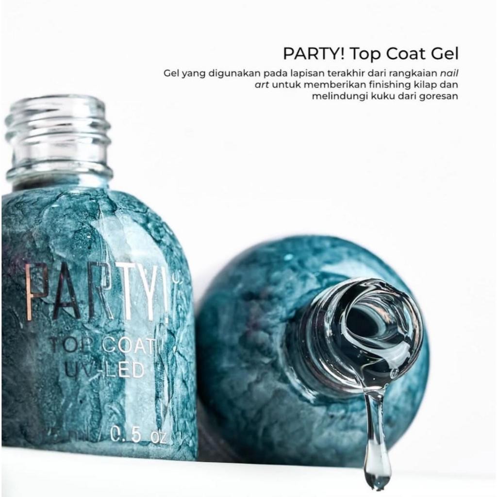 Jual Original Party Gel Polish Halal Base Coat Magic Topcoat Overlay ...