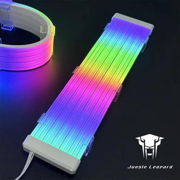 Jual Cable Sleeve Extension JUNGLE LEOPARD Neon Line LED ARGB RGB WHITE ...