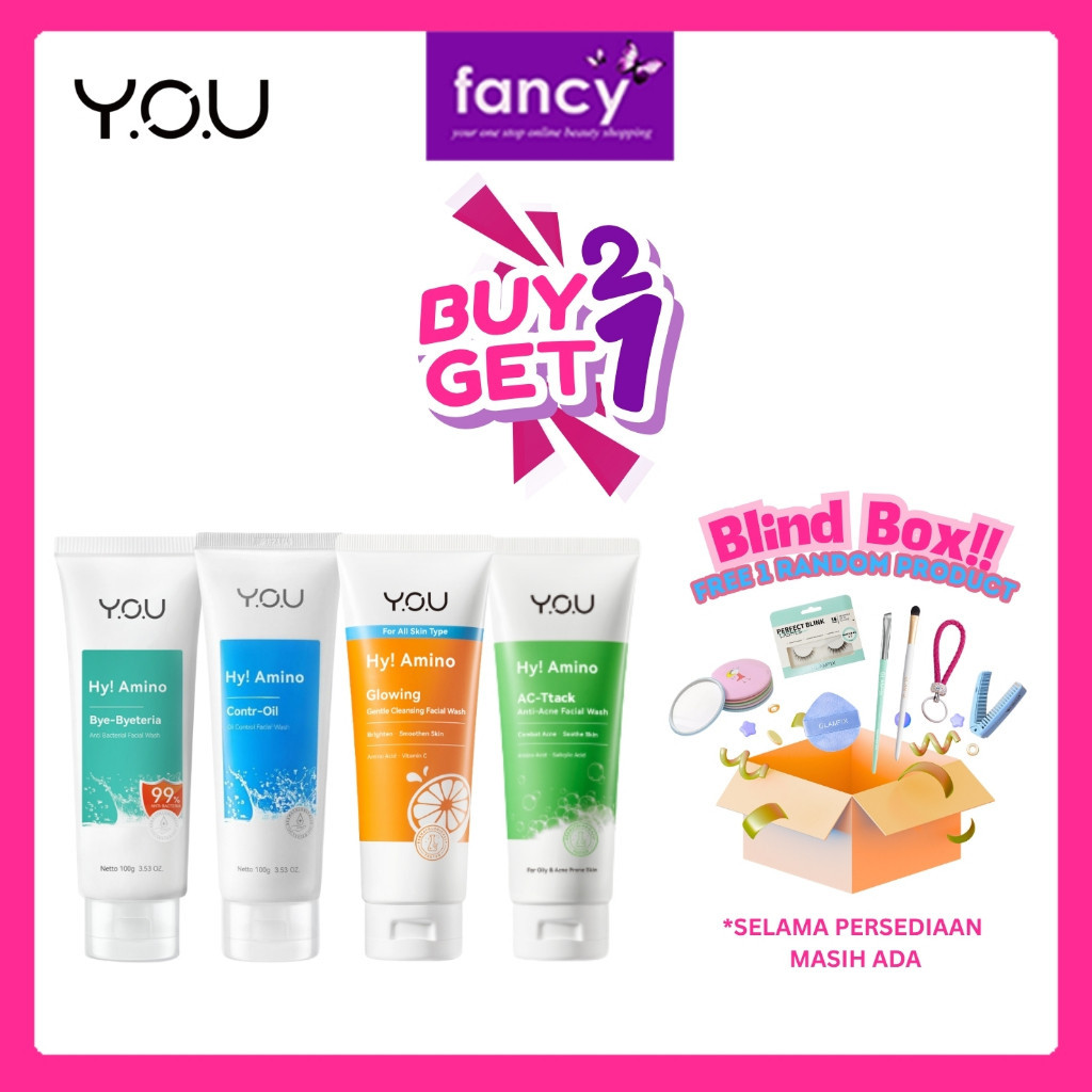 Jual Y.O.U HY! Amino Series | Ac-Ttack, Contr-Oil, Bye-Byeteria, Glo ...