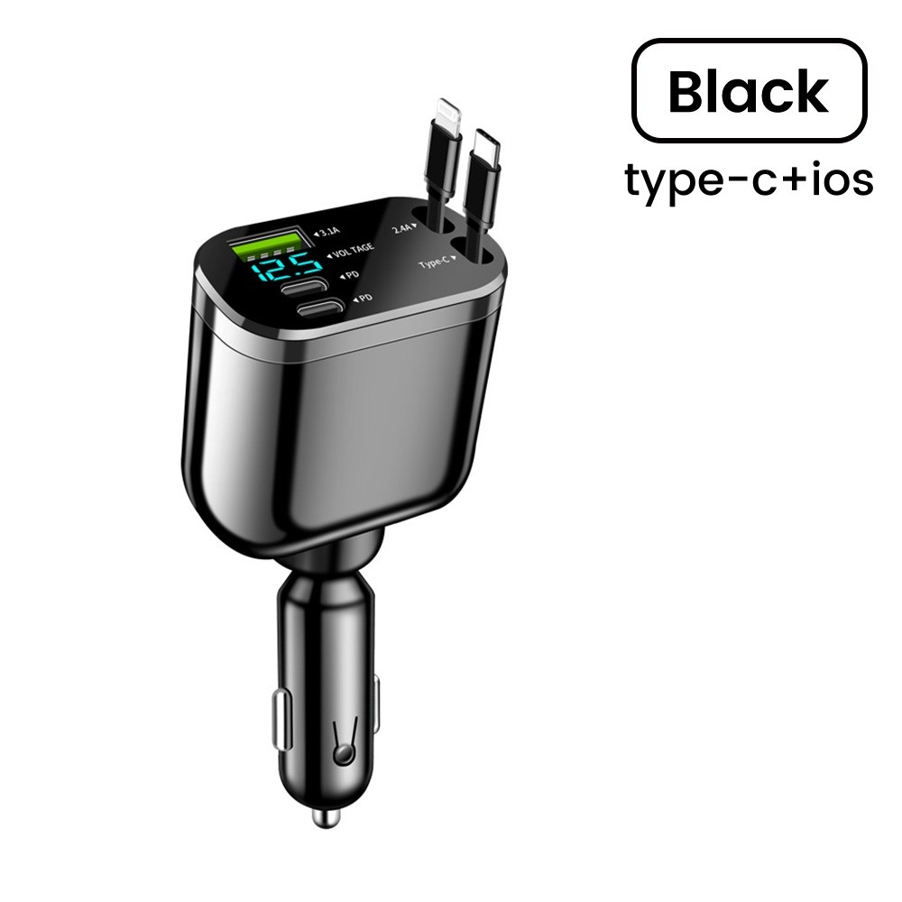 Jual 5 IN 1 Car arger Adapter Fast arging USB Type C Car arger with ...
