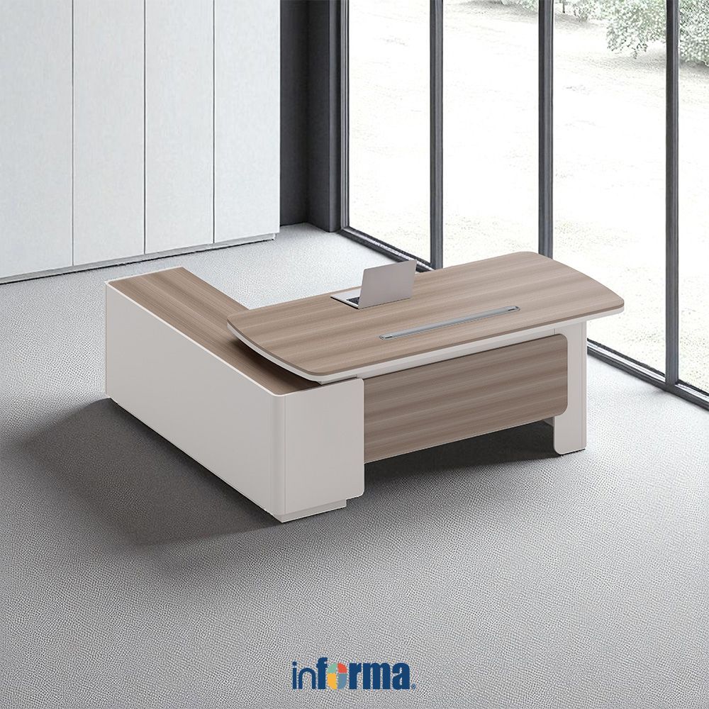 Jual Informa Monthana-2 Meja Kantor Sisi Kanan 180x172.5x75 cm ...