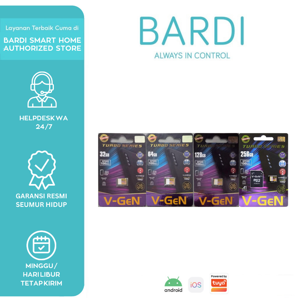 Jual PIXELCORE Micro SD V-GeN Turbo Series / SanDisk Ultra / HIKSEMI ...