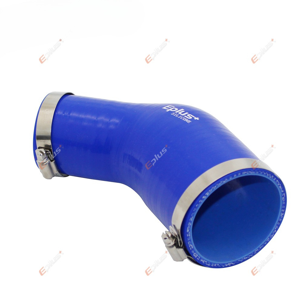 Jual EPLUS Blue Reducer Silicone Hose Adapter Connector 45 Degree ...