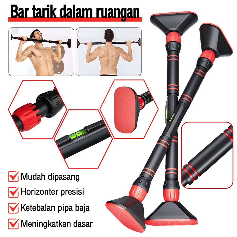 Jual MOKETA Pull Up Bar atau Door Chinning Bar Untuk pembentukan otot ...