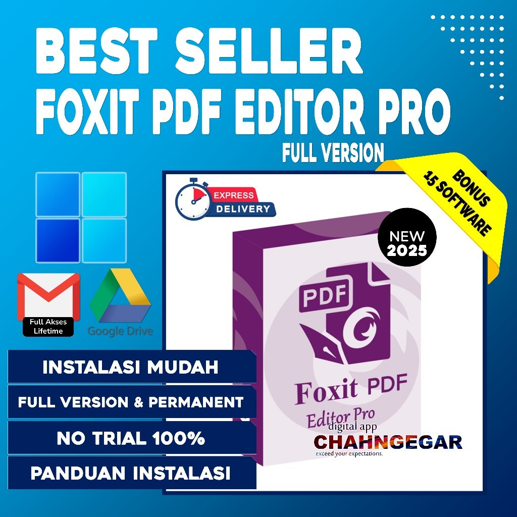 Jual Foxit PDF Editor Pro 2025 Full Version Software Nitro PDF / PDF ...