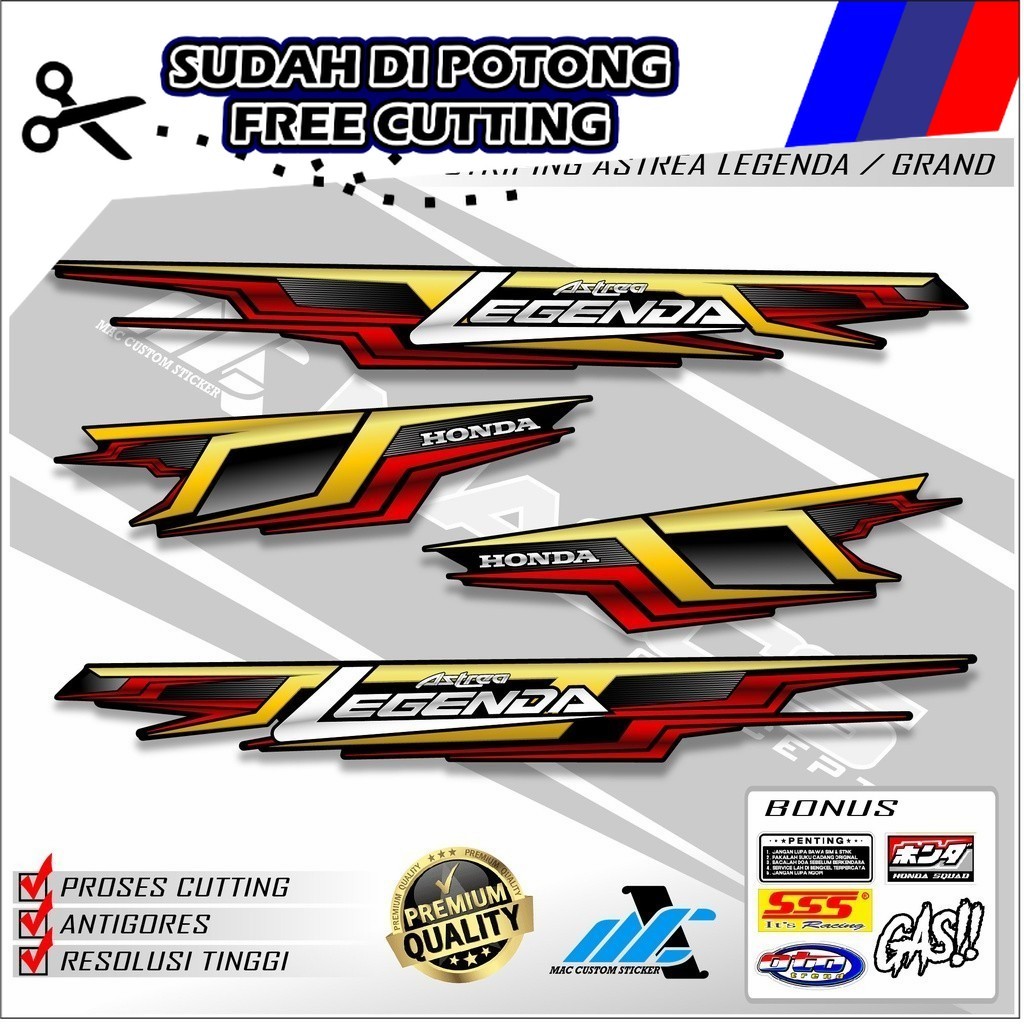 Jual STRIPING VARIASI ASTREA GRAND / LEGENDA - STIKER VARIASI ASTREA ...