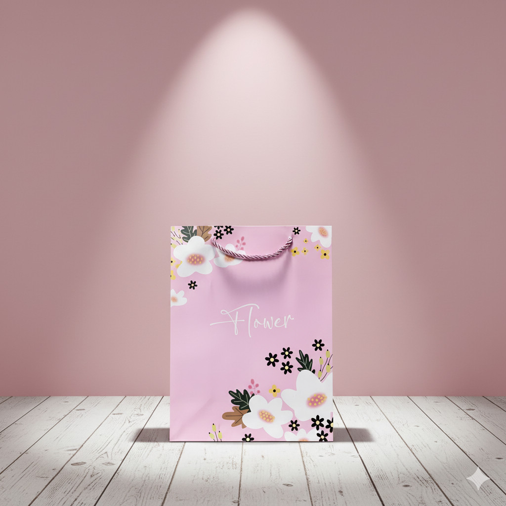 Jual Paper Bag Tali Vertical Estetik - M | Shopee Indonesia