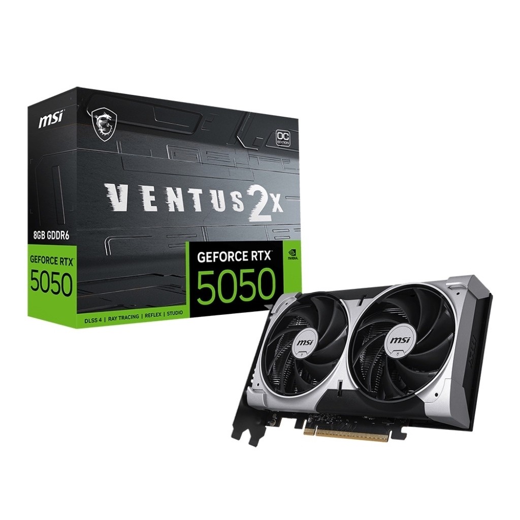 Jual MSI VGA Card GeForce RTX 5050 8GB VENTUS 2X OC GDDR7 - VGA RTX ...