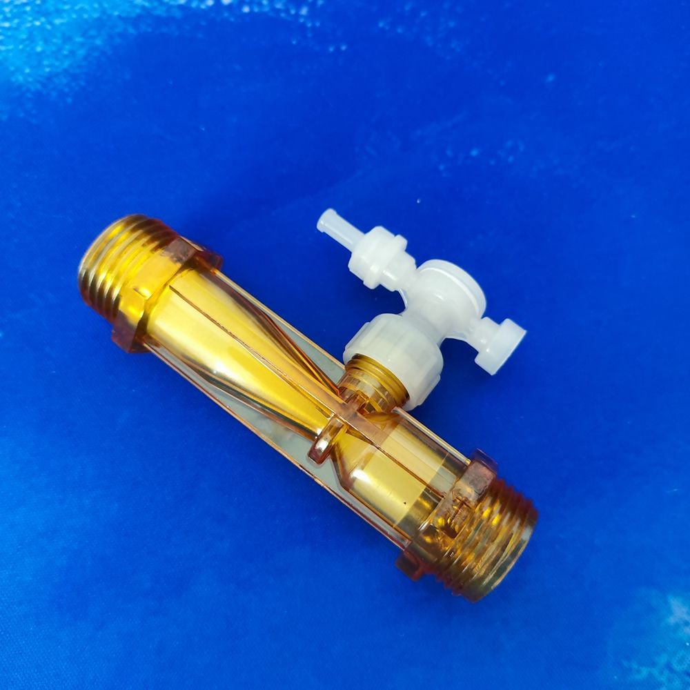 Jual 1/2“ PVDF Venturi Injector with Valve for mixing Ozone and water ...
