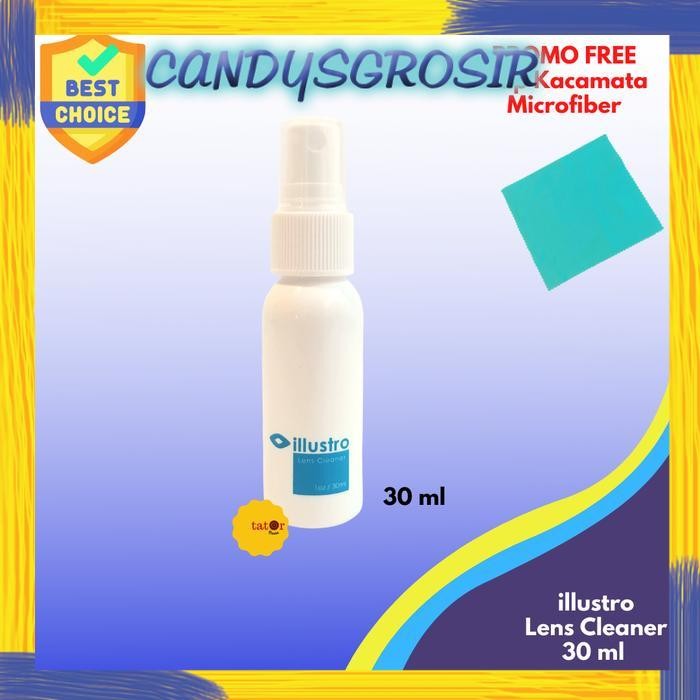 Jual illustro Pembersih Lensa Lens Cleaner Kaca mata - 30 ML | Shopee ...