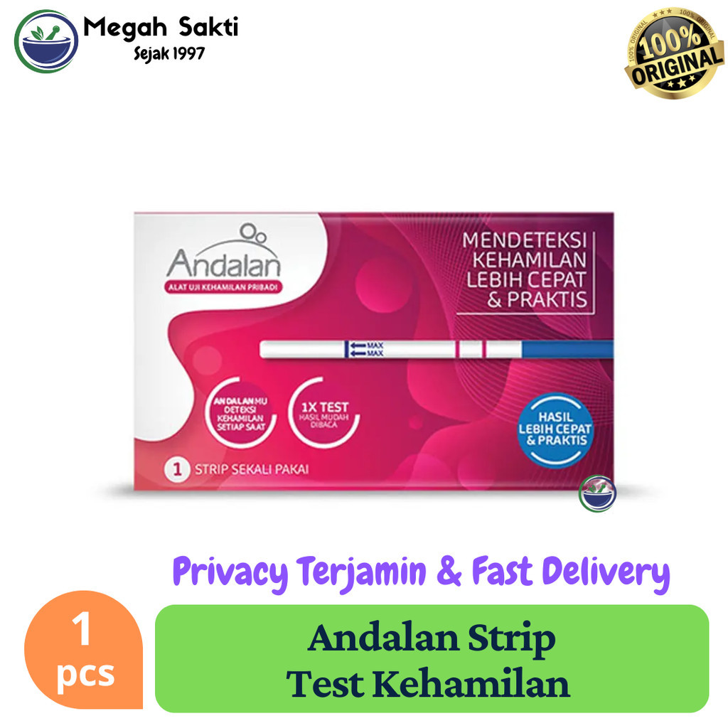Jual Megah Sakti - Andalan Strip Uji Kehamilan - Alat Pendeteksi ...