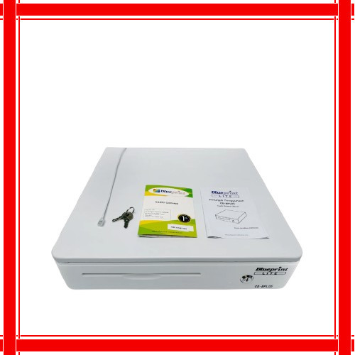 Jual Blueprint Cash Drawer White BPL05 - Baja Tahan Lama, Kunci 3 ...