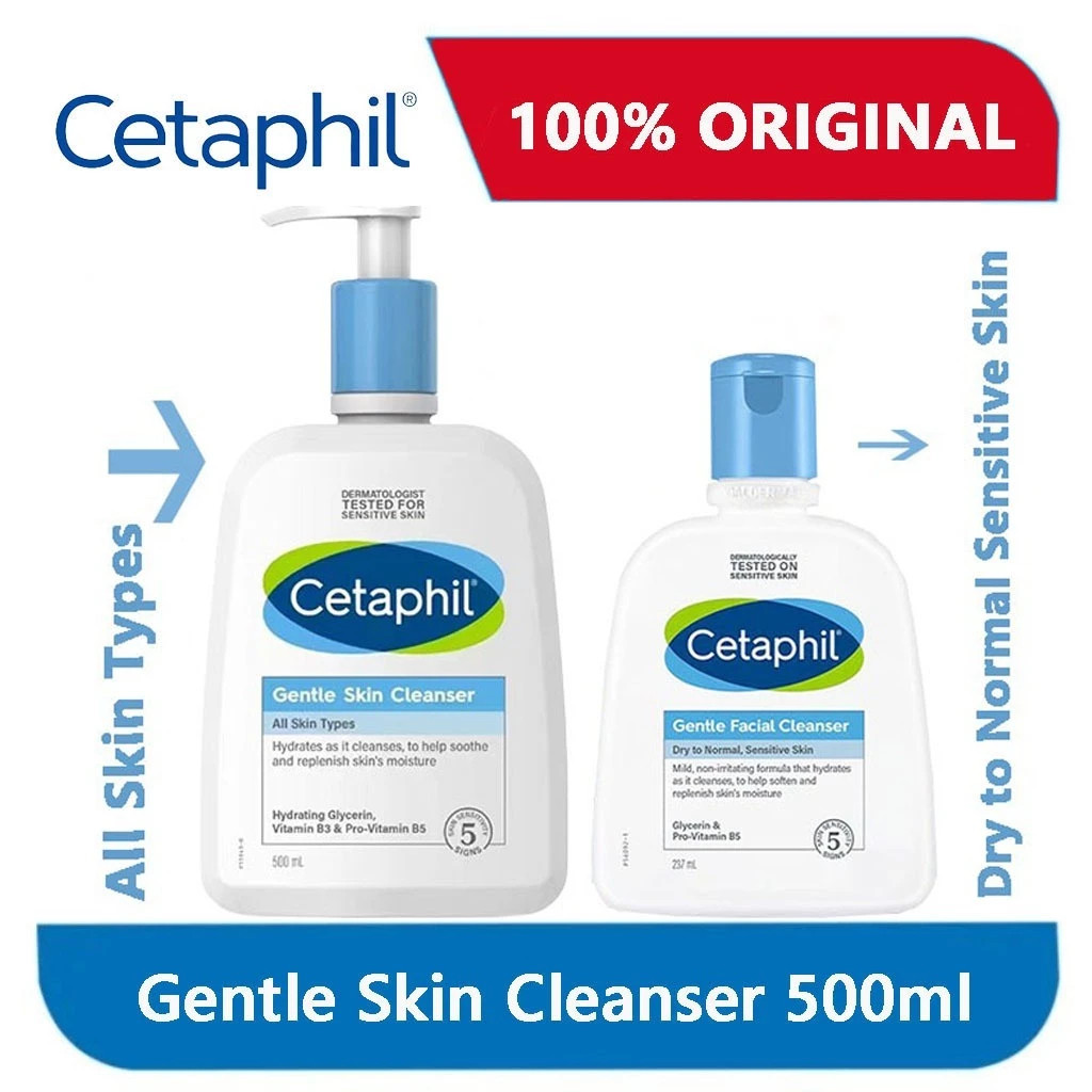 Jual [Toko Resmi]CETAPHIL New Gentle Skin Cleanser 500ml with Propylene ...