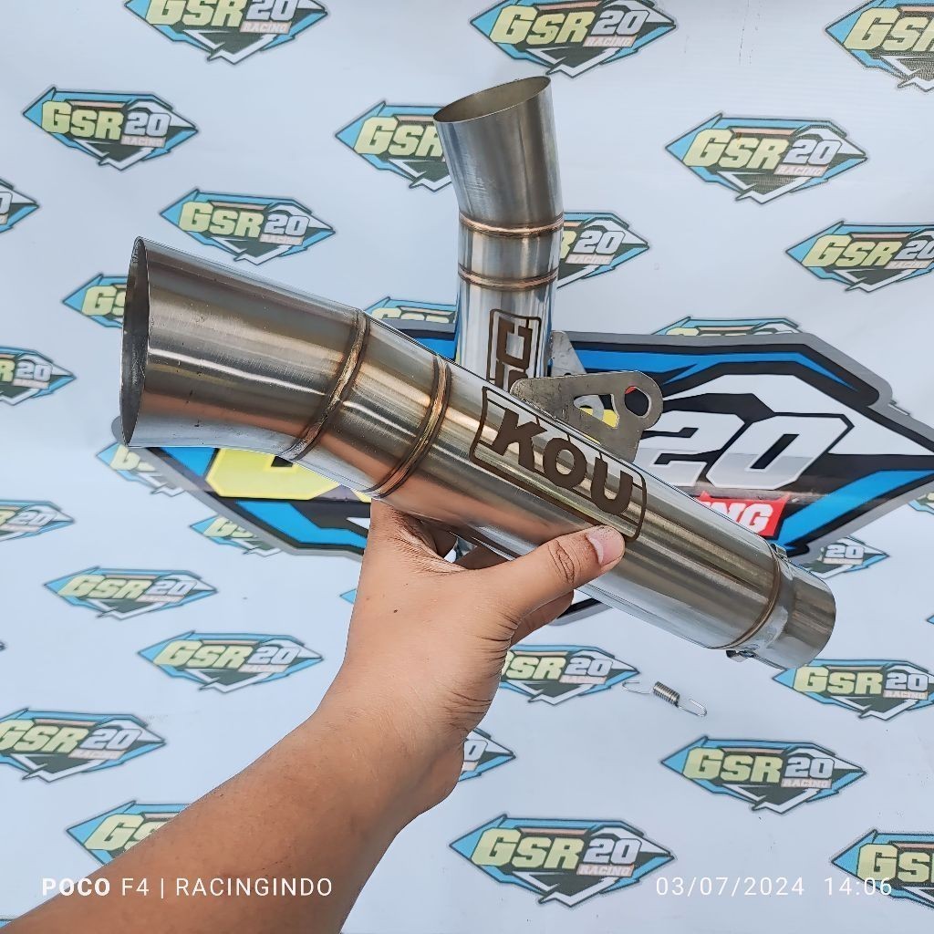 Jual Kou MAHACHAI SUPER OPEN CANISTER 51MM INLET for tmx xrm rusi ...