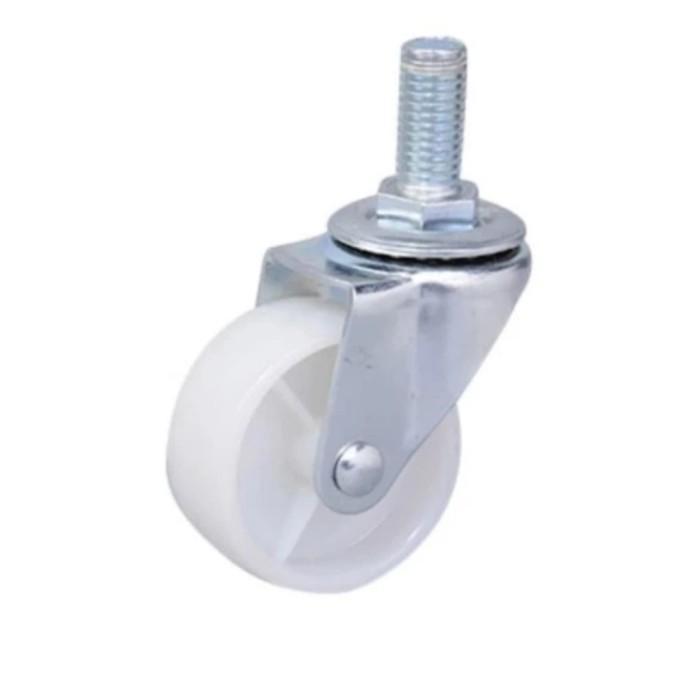 Jual Roda Caster Nilon China 2 Inch Drat Hidup | Shopee Indonesia
