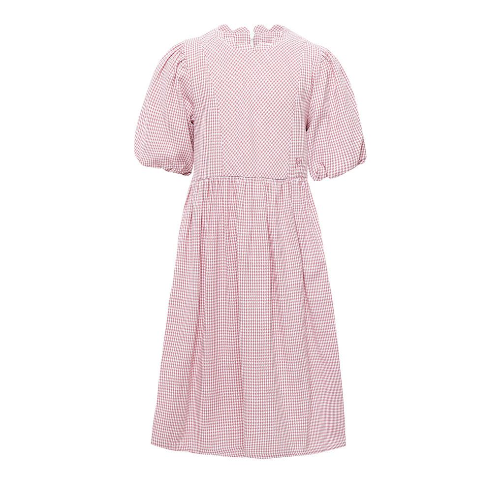 Jual Pito Dito Girl Montague Dress Midi Anak Dusty Pink Motif Kotak ...