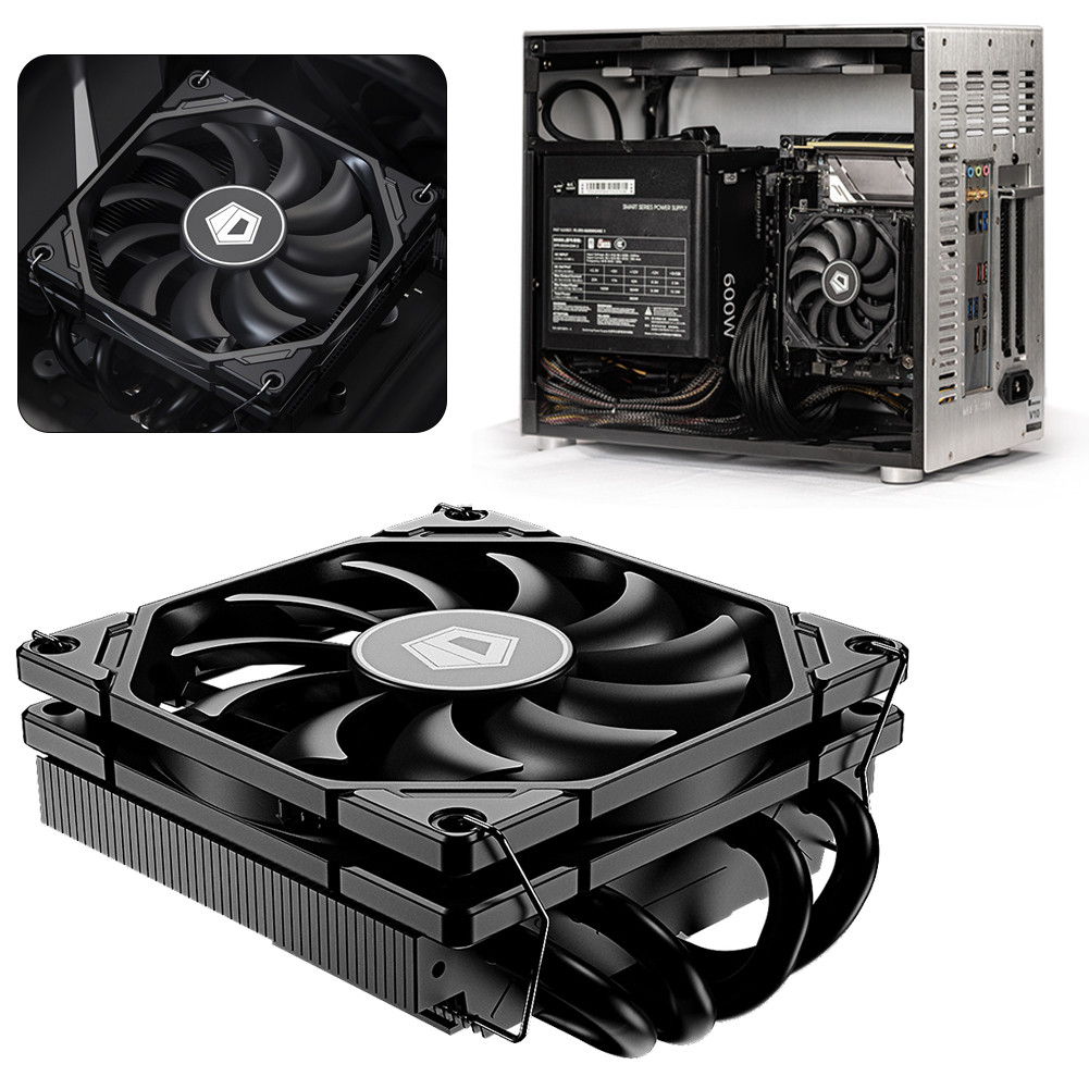 Jual ID-Cooling IS-40X V3 CPU Cooler Height Super Slim CPU Radiator 4 ...